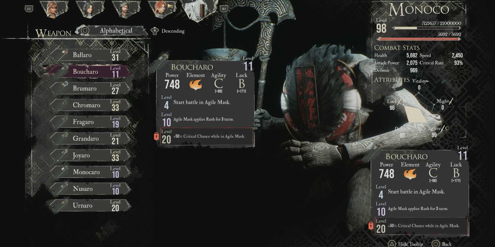 Clair Obscur: Expedition 33: Best Weapons For Monoco