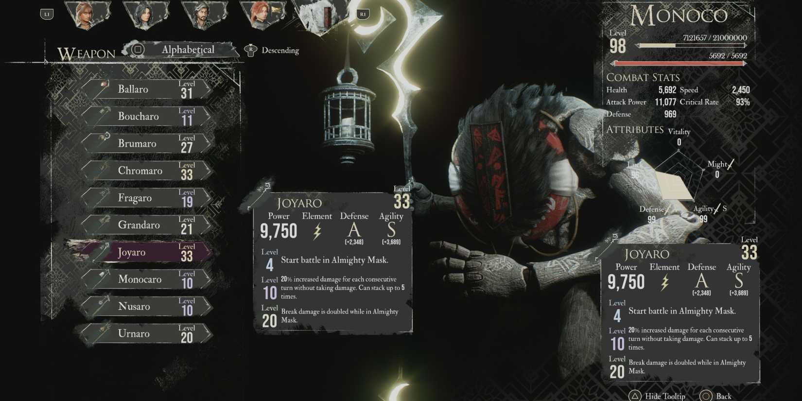 Clair Obscur: Expedition 33: Best Weapons For Monoco