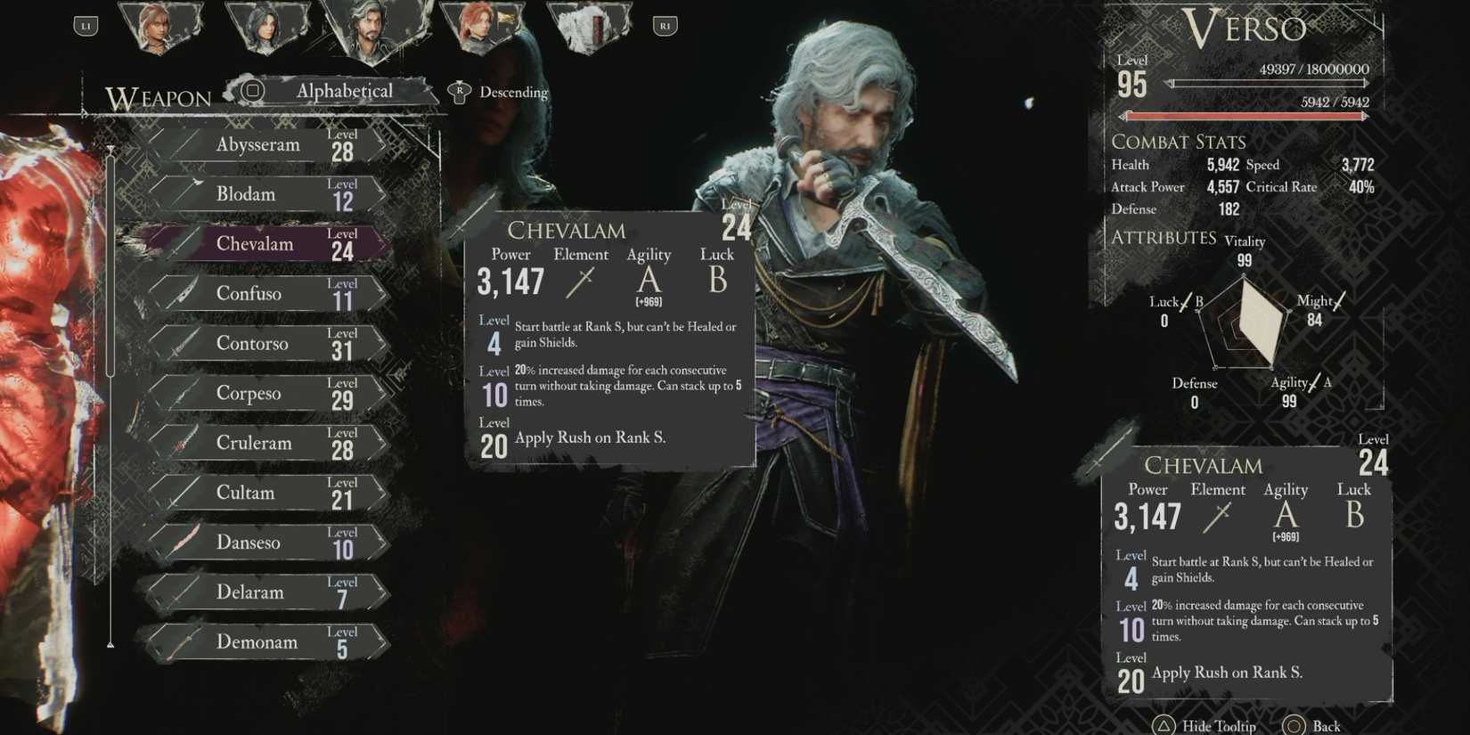 Clair Obscur: Expedition 33: Best Weapons For Verso