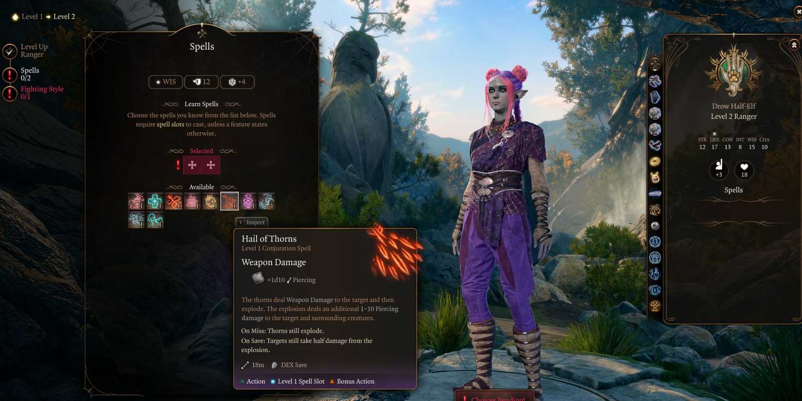 Baldur's Gate 3: Best Swarmkeeper Ranger Build