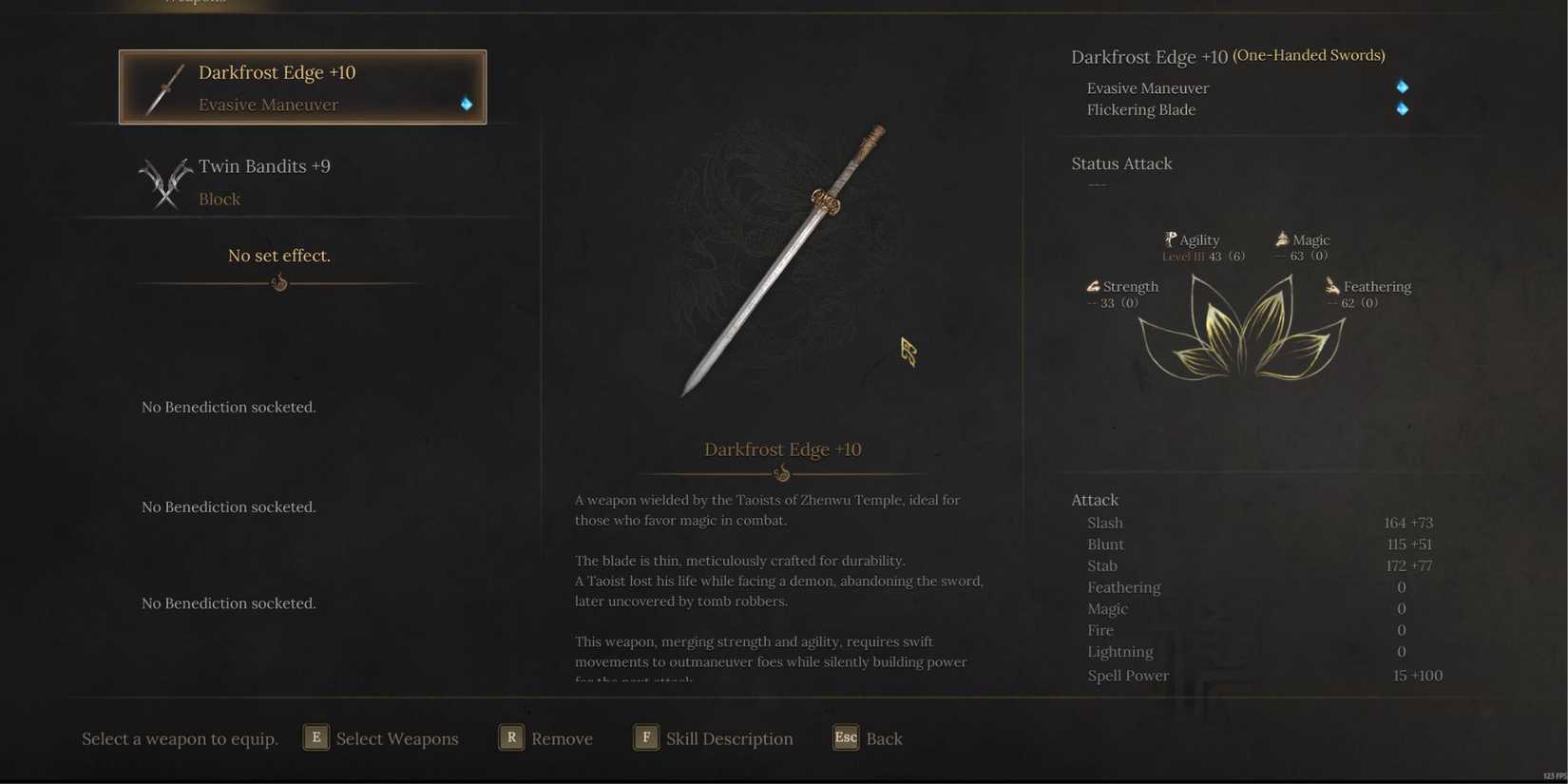 Wuchang: Fallen Feathers: Best One-Handed Sword Build
