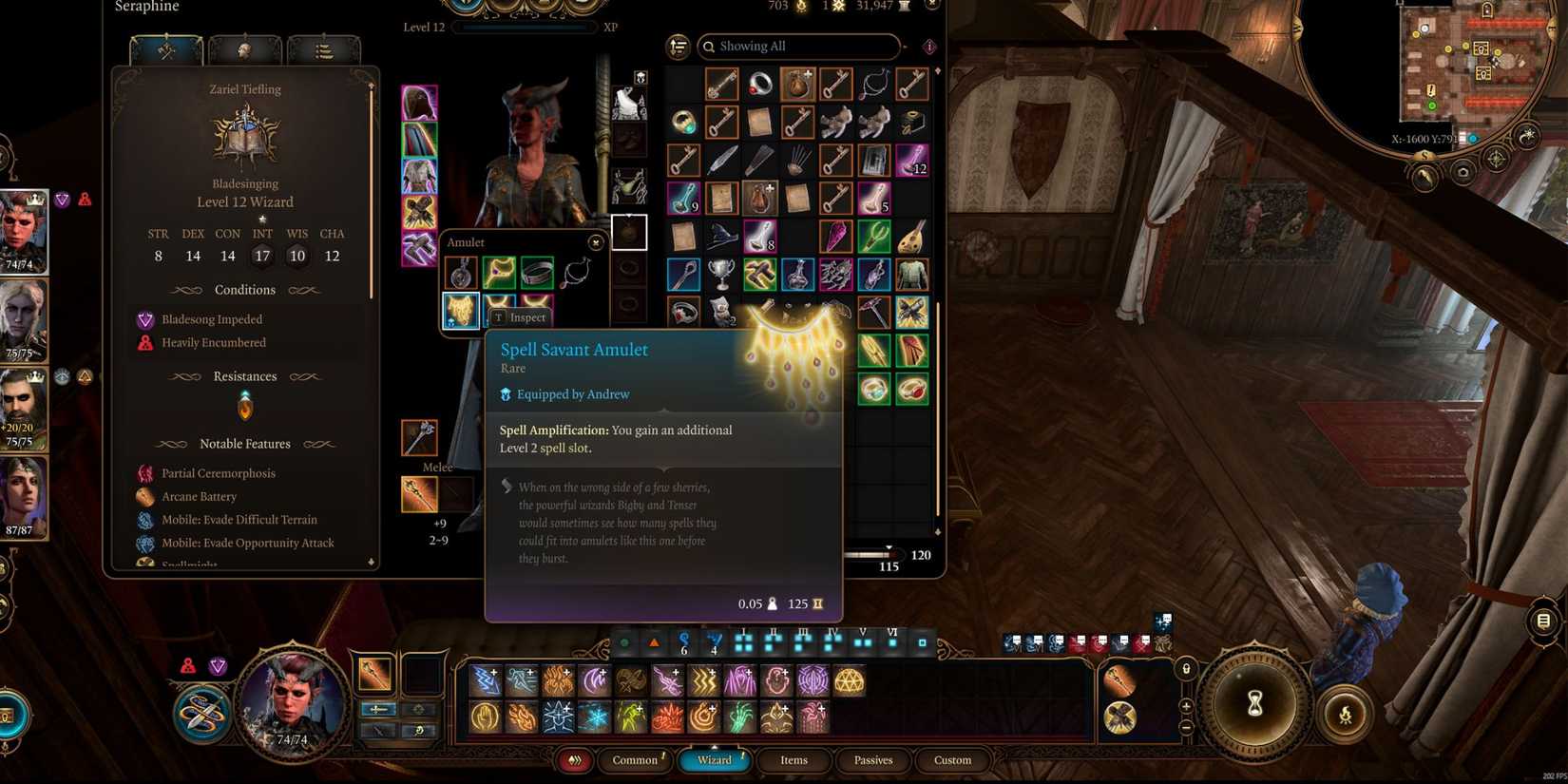 Baldur's Gate 3: Best Bladesinger Wizard Build