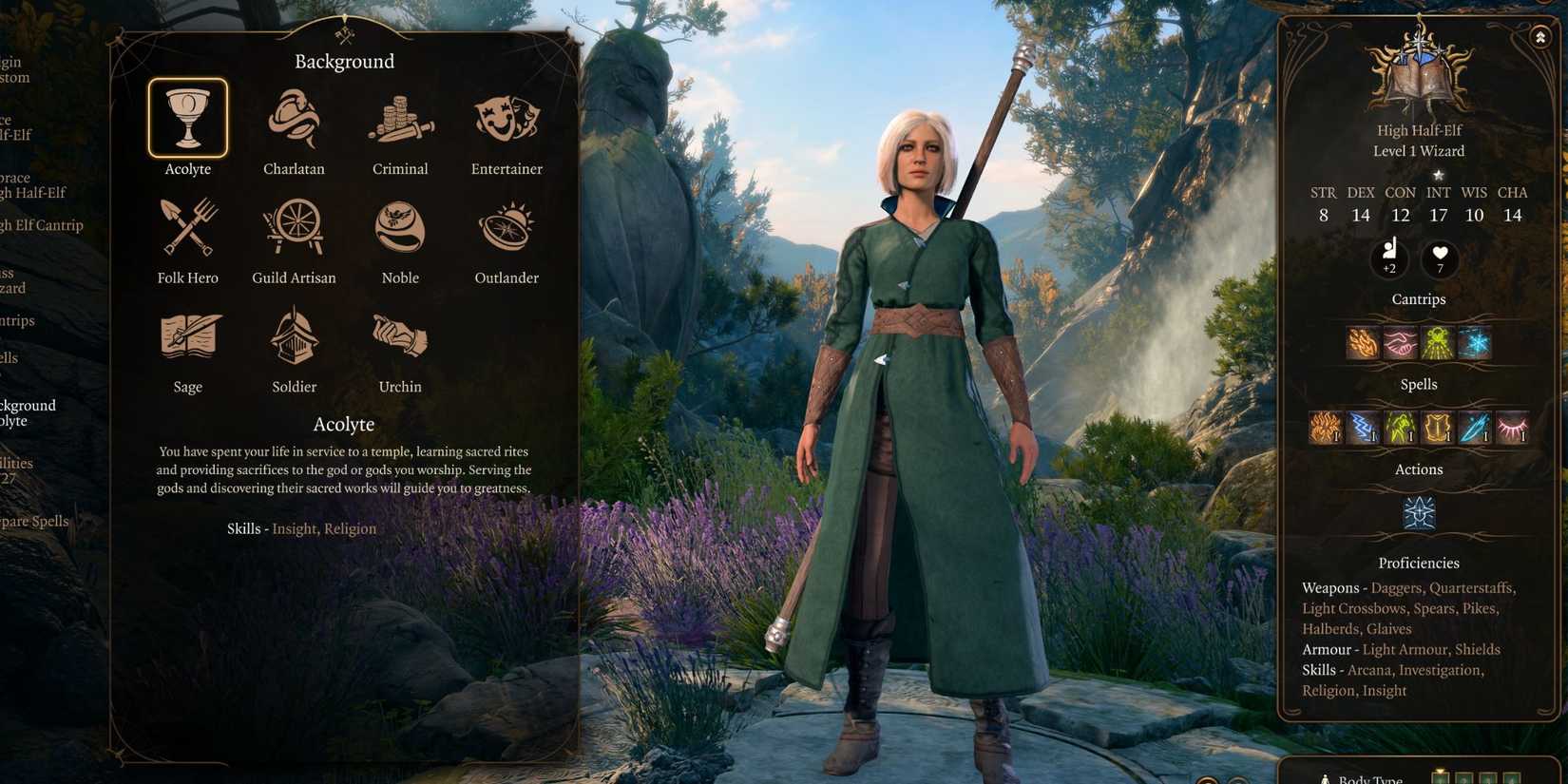 Baldur's Gate 3: Best Bladesinger Wizard Build