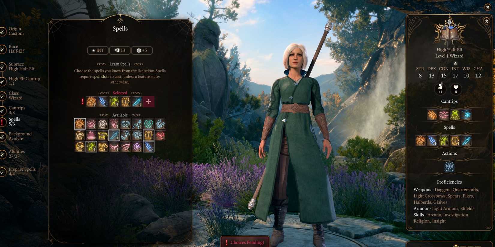 Baldur's Gate 3: Best Bladesinger Wizard Build