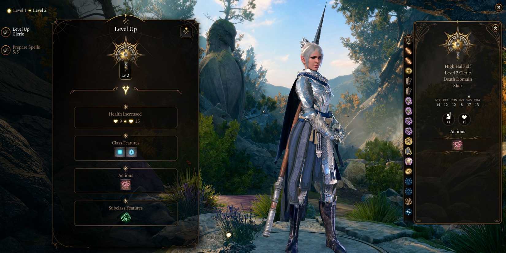 Baldur's Gate 3: Best Death Domain Cleric Build