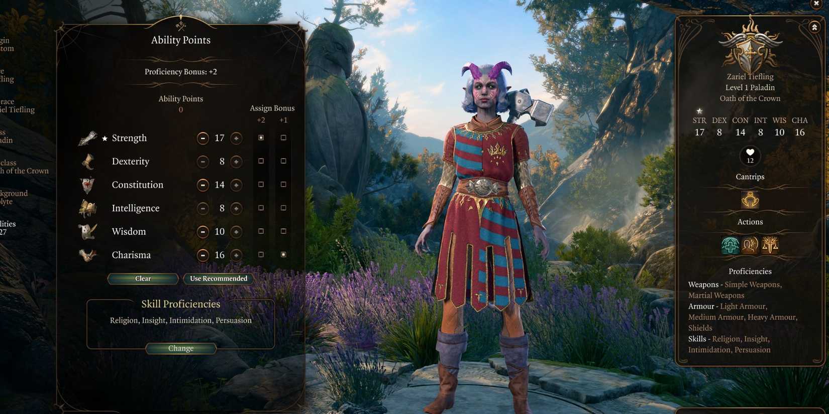 Baldur's Gate 3: Best Oath of the Crown Paladin Build