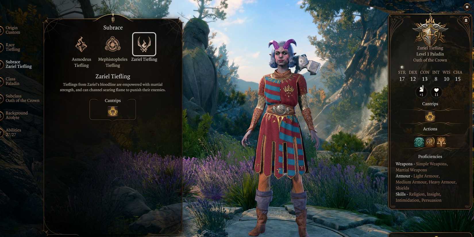 Baldur's Gate 3: Best Oath of the Crown Paladin Build