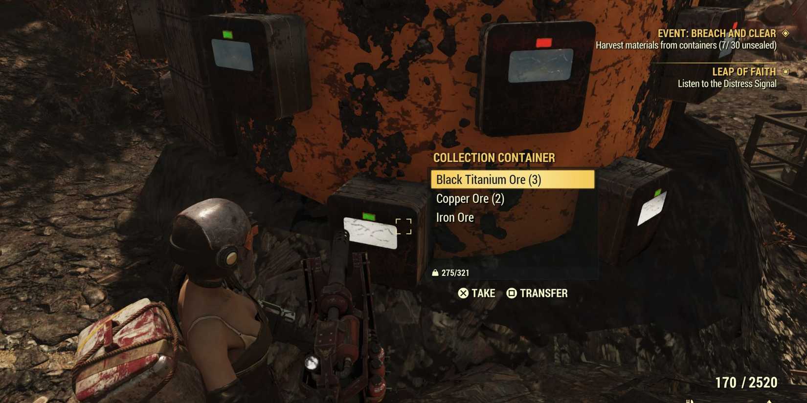 Fallout 76: Black Titanium Locations