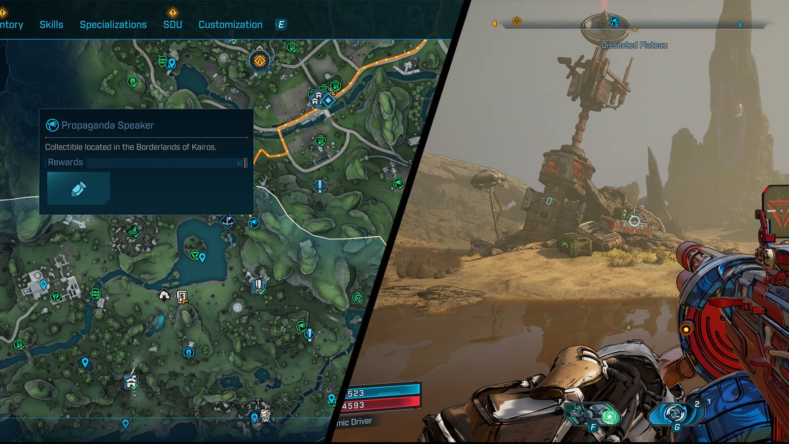 All Fadefields Propaganda Speakers in Borderlands 4