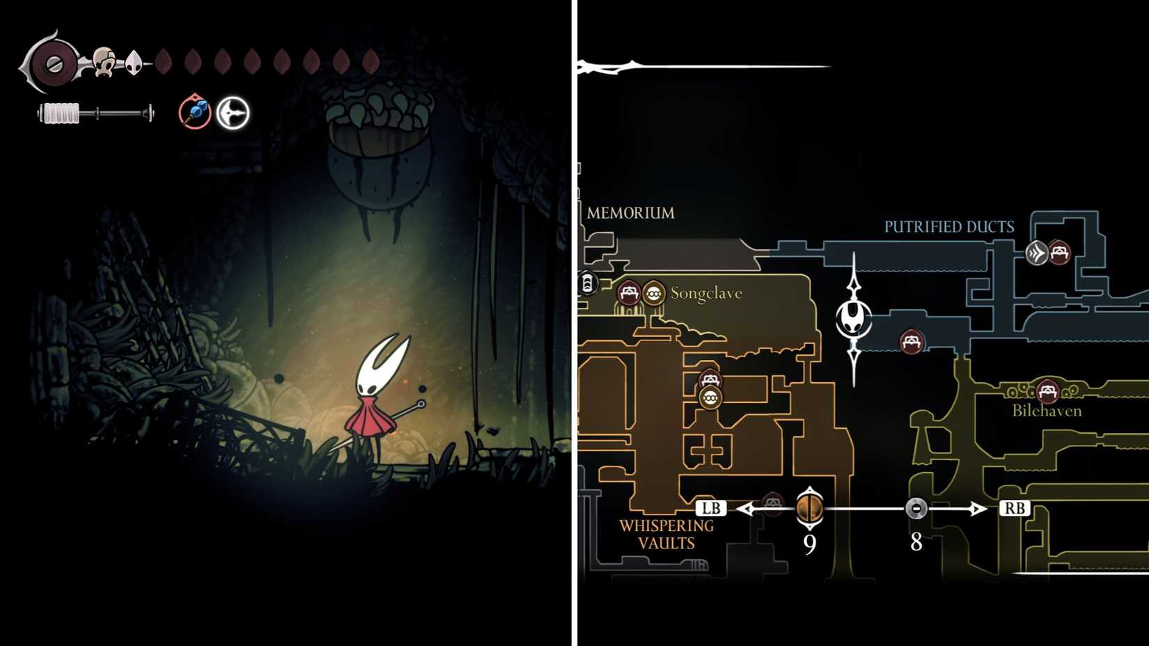 Hollow Knight: Silksong: Putrified Ducts Full Guide and Walkthrough