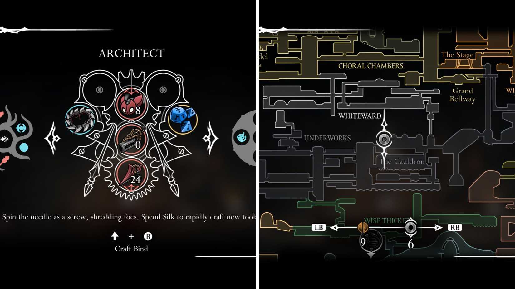 Hollow Knight: Silksong: All Crest Locations
