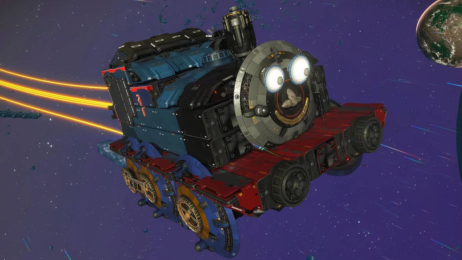 No Man's Sky Ships Go All Out, From Thomas The Tank Engine To The Space Nokia Brick