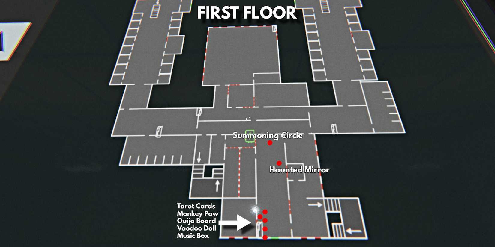 All Cursed Object Locations in Phasmophobia