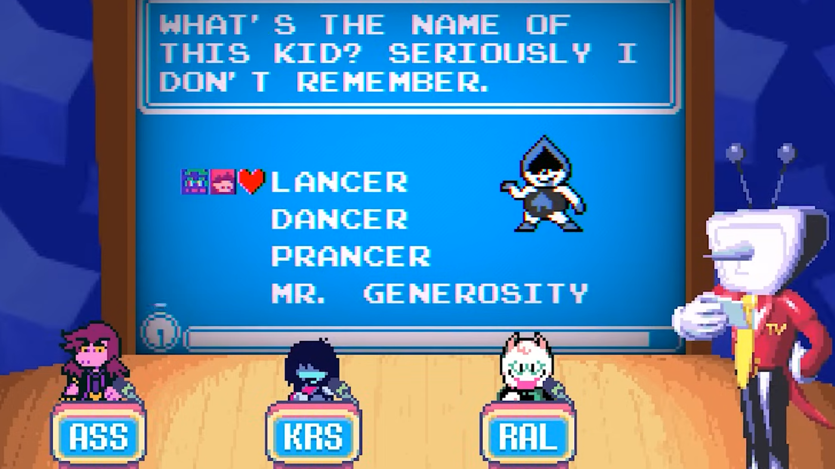 All Tenna Quiz Answers in Deltarune