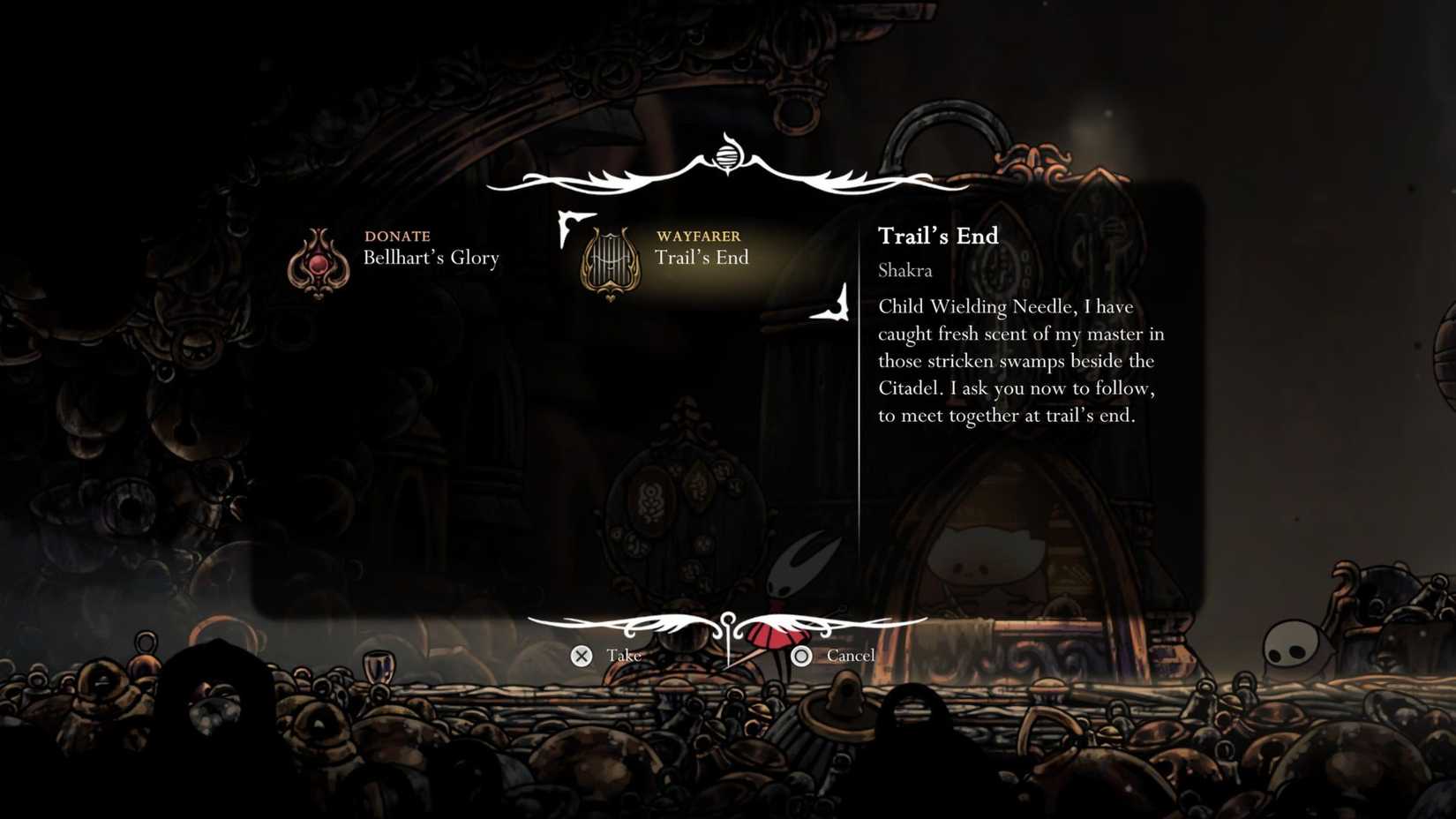 Hollow Knight: Silksong: Trail's End Quest Guide
