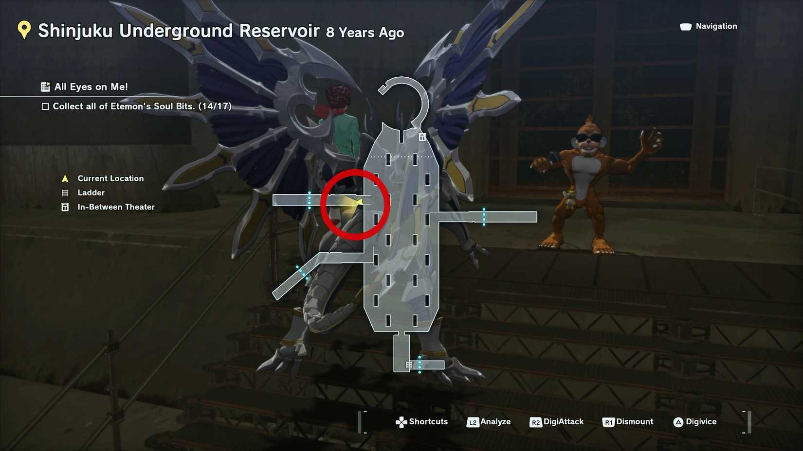 Digimon Story: Time Stranger: All Etemon's Soul Bit Locations