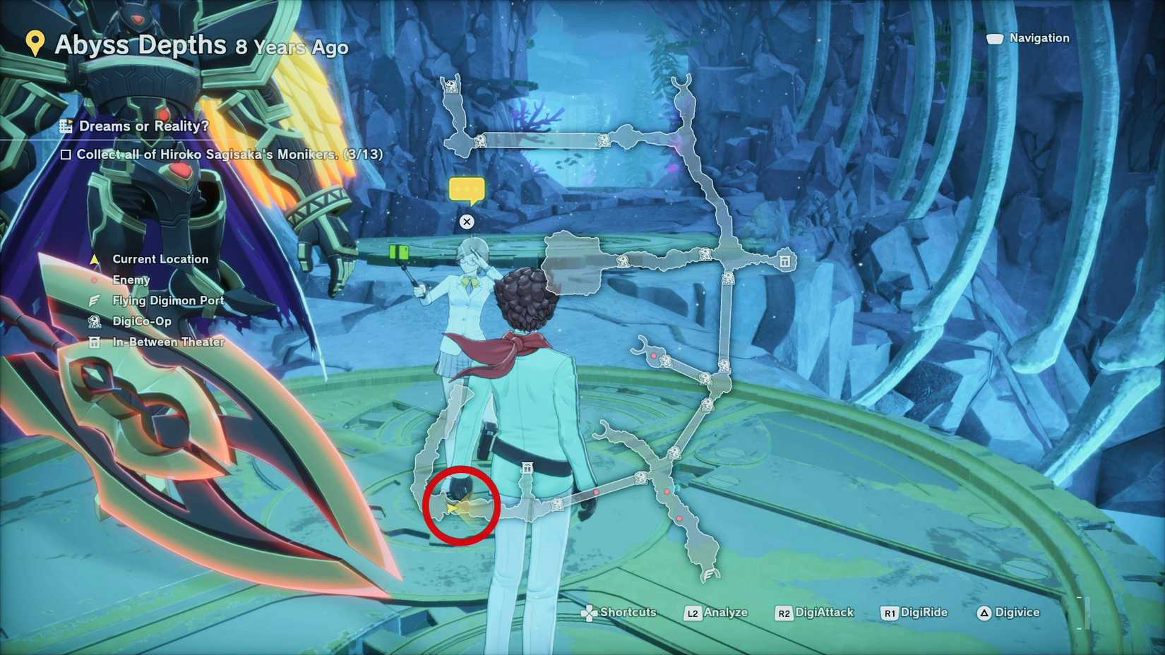 Digimon Story: Time Stranger: All Hiroko Sagisaka’s Moniker Locations