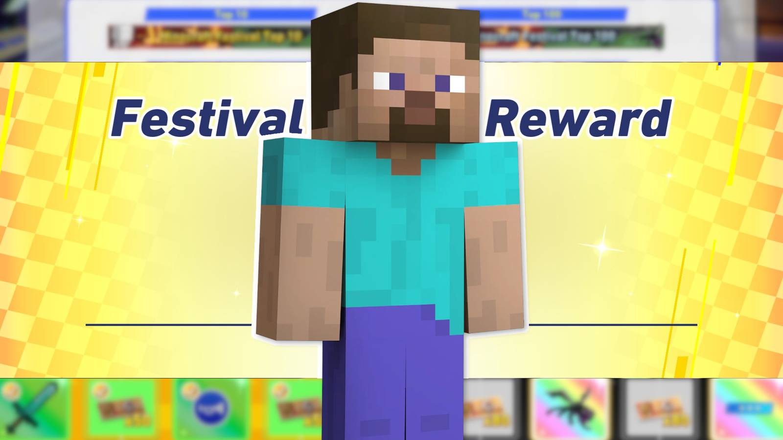 All Minecraft Steve Festival Rewards in Sonic Racing Crossworlds