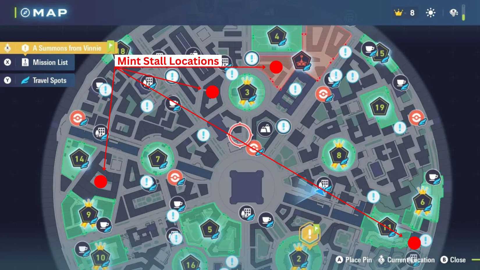 Where to Buy Mints in Pokémon Legends: Z-A