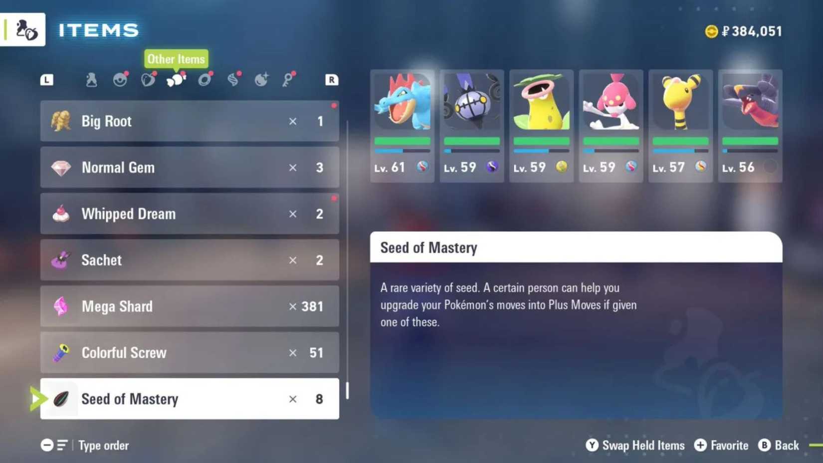 How to Get and Use Seeds of Mastery in Pokémon Legends: Z-A