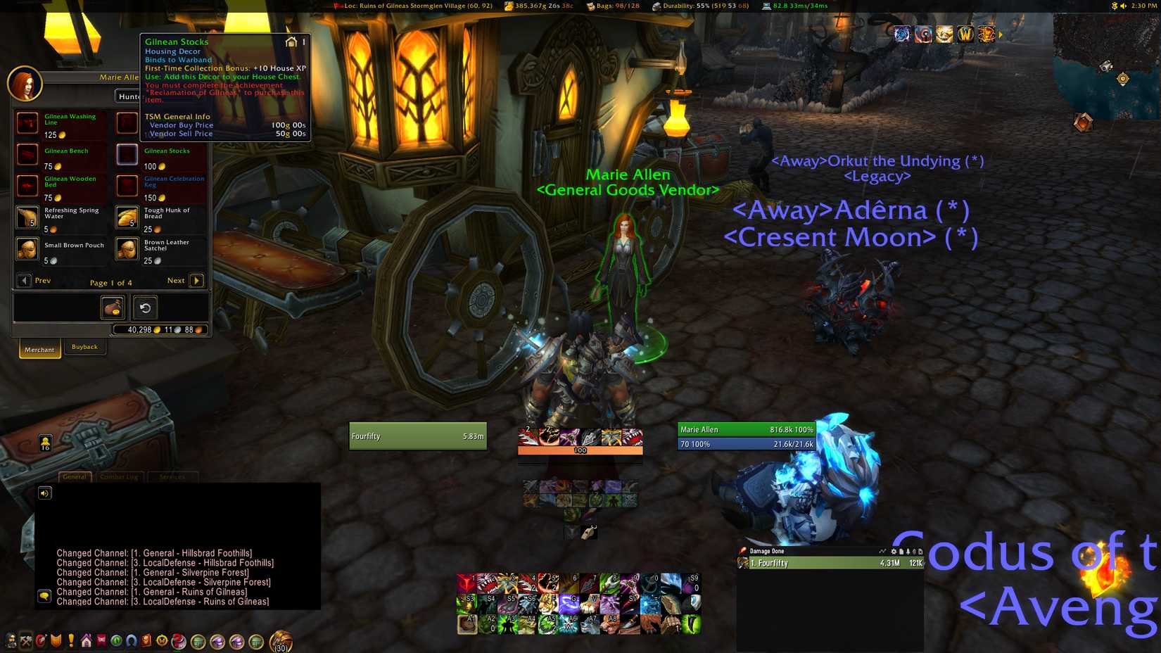 Housing Decor Vendor Locations in WoW