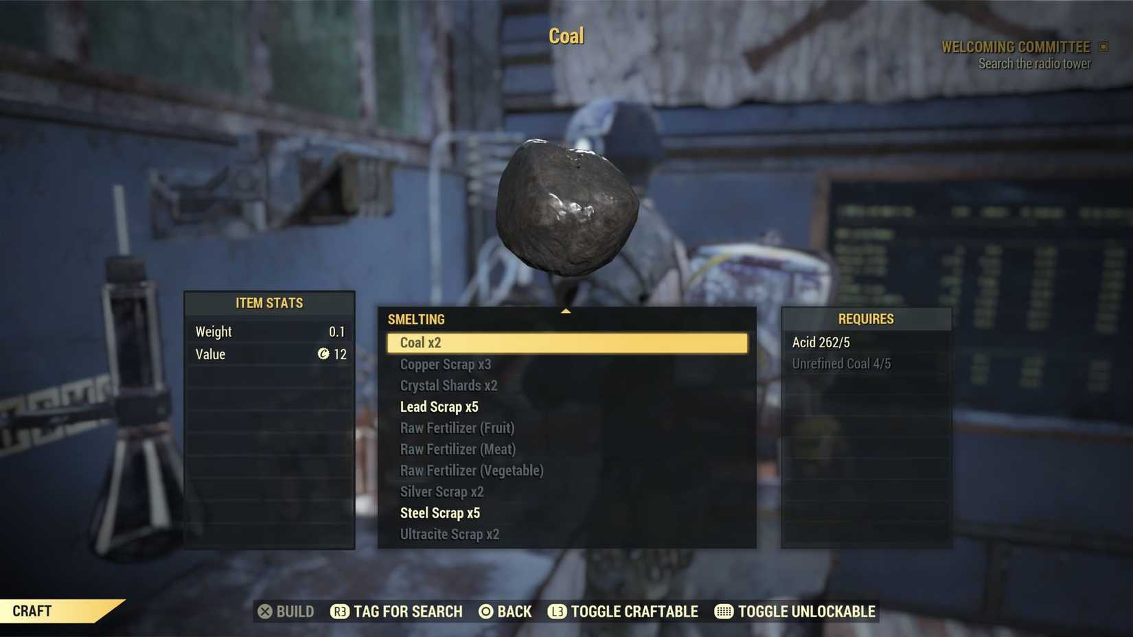 Where to Farm Coal in Fallout 76