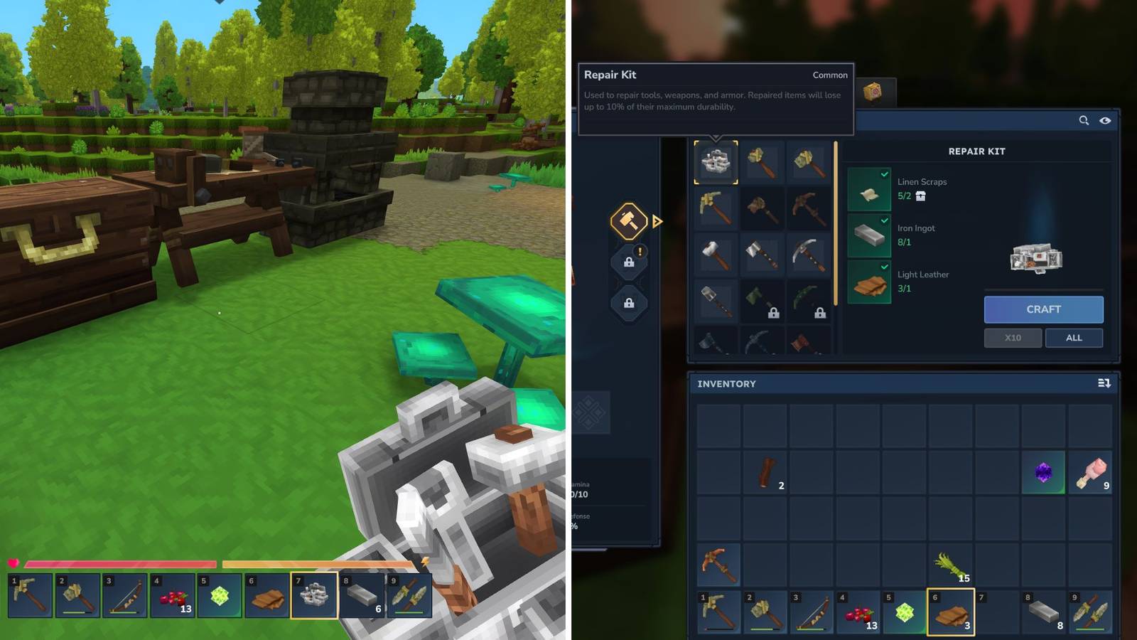 How to Repair Tools in Hytale