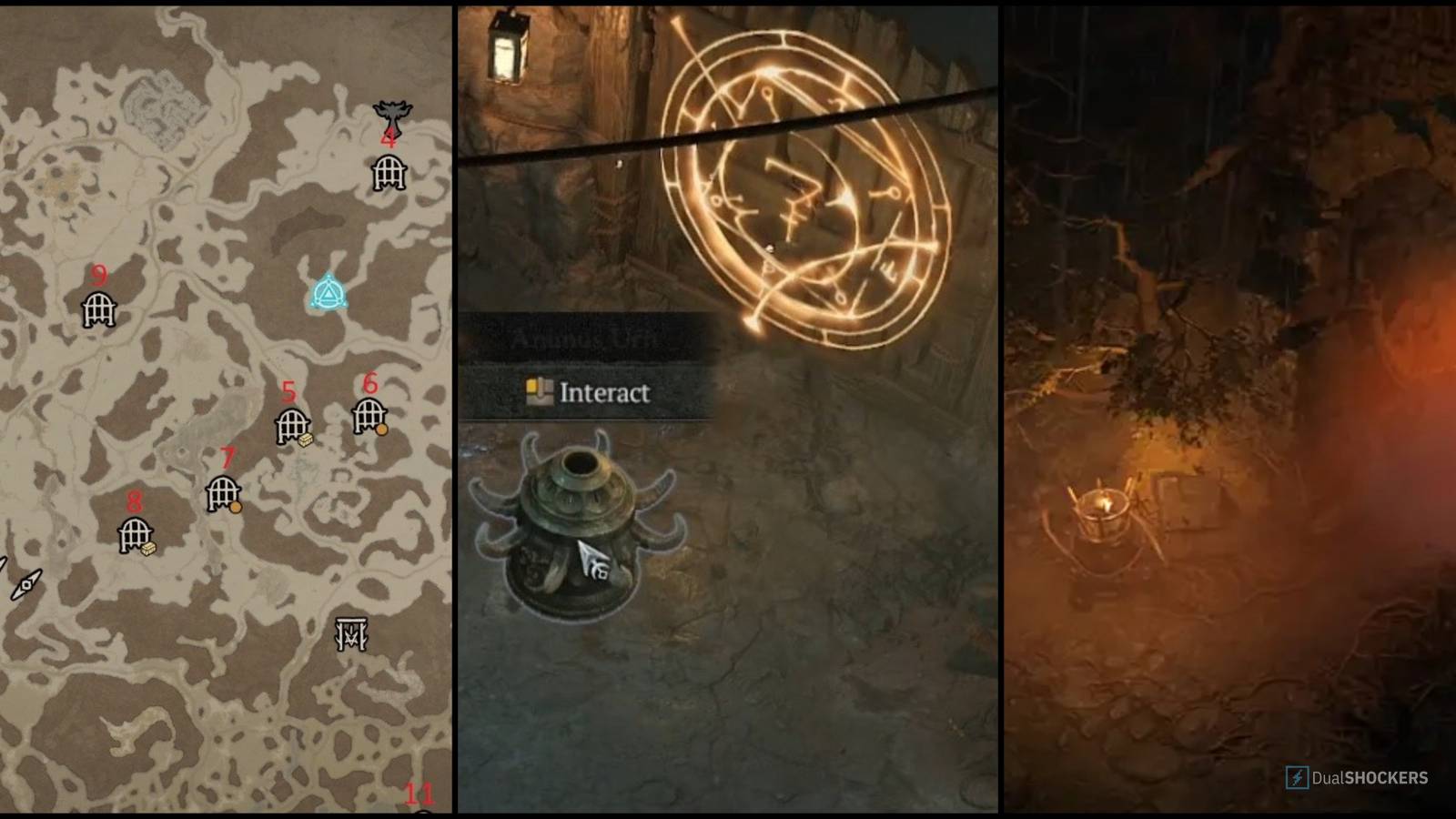 Diablo 4: All Side Dungeon Locations In Fractured Peaks