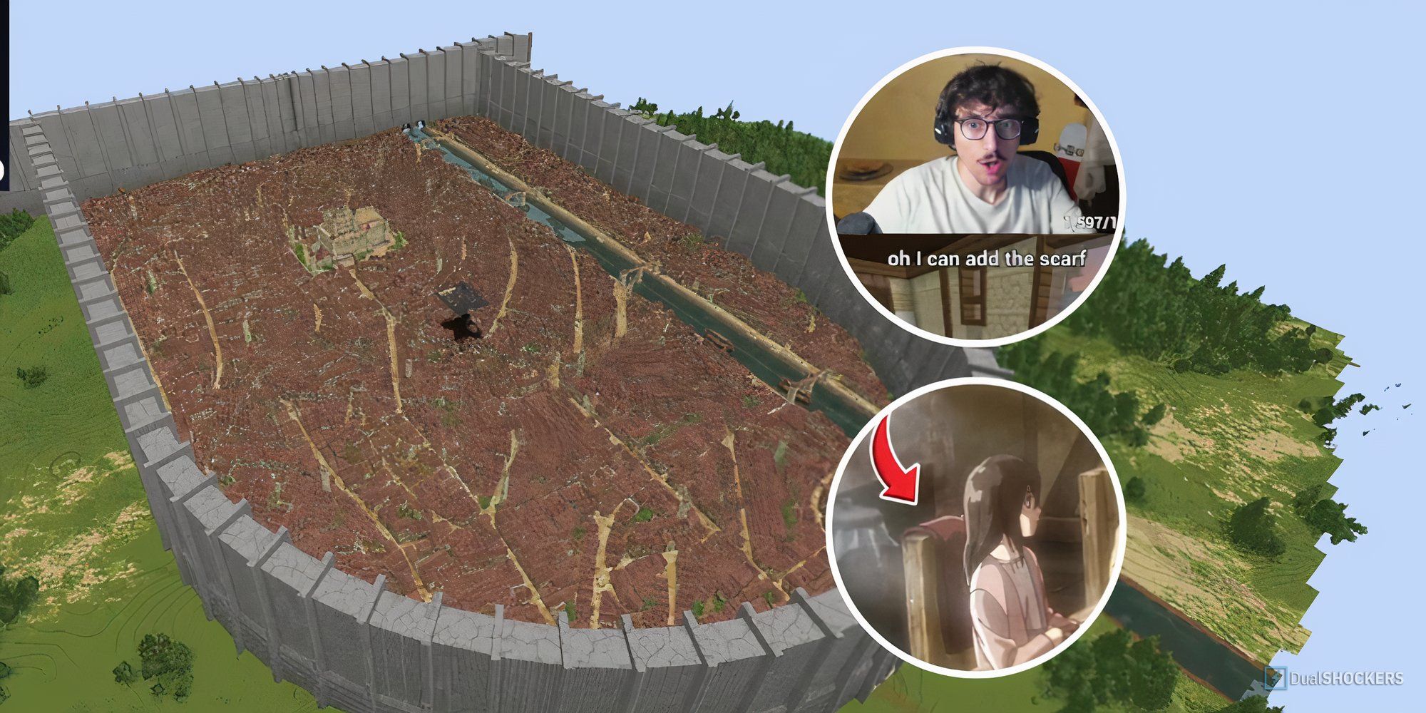 Minecraft Player Is Building Attack On Titan’s Shiganshina With Every ...